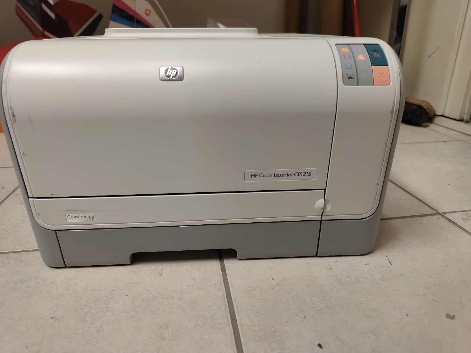 HP Color LaserJet CP215 Farb-Laserdrucker mit Tonern (Gebraucht) in ...