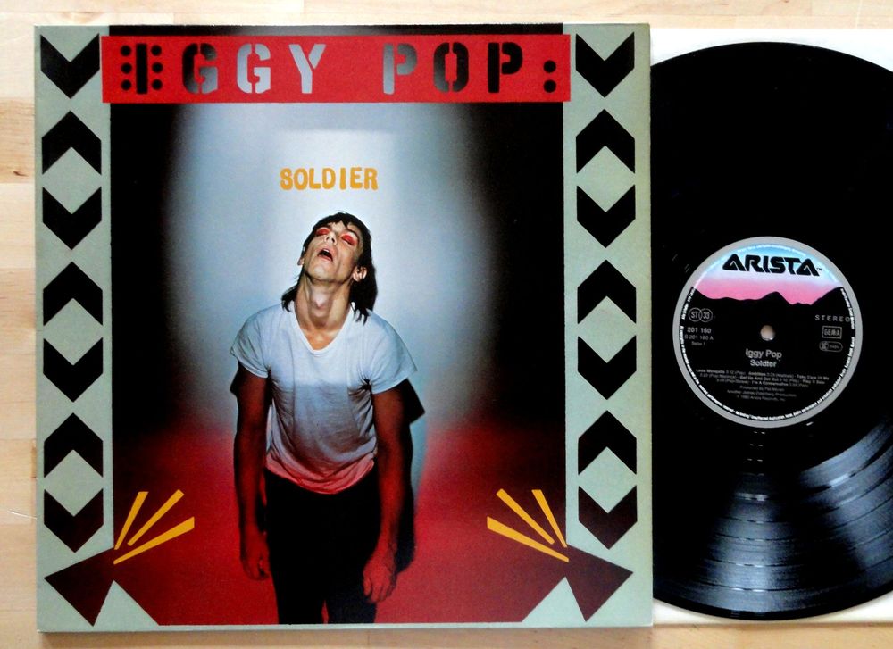 LP IGGY POP soldier ARISTA 1980 NEW WAVE KULT top | Kaufen auf Ricardo