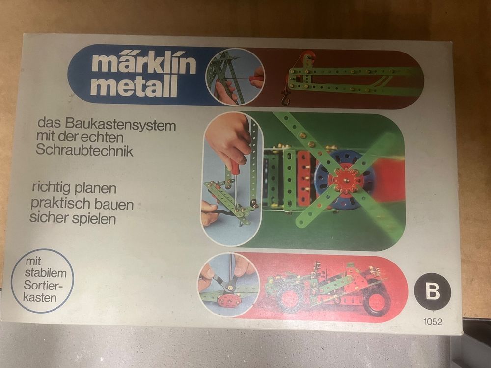 Märklin Metall Baukastensystem B1052 & E1062 (Gebraucht) in Egg b. Zürich für CHF 12 – nur ...