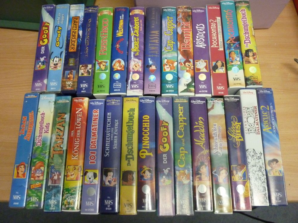 Diverse Disney VHS Kassetten (Gebraucht) in Wenslingen für CHF 1 – mit Lieferung auf Ricardo kaufen