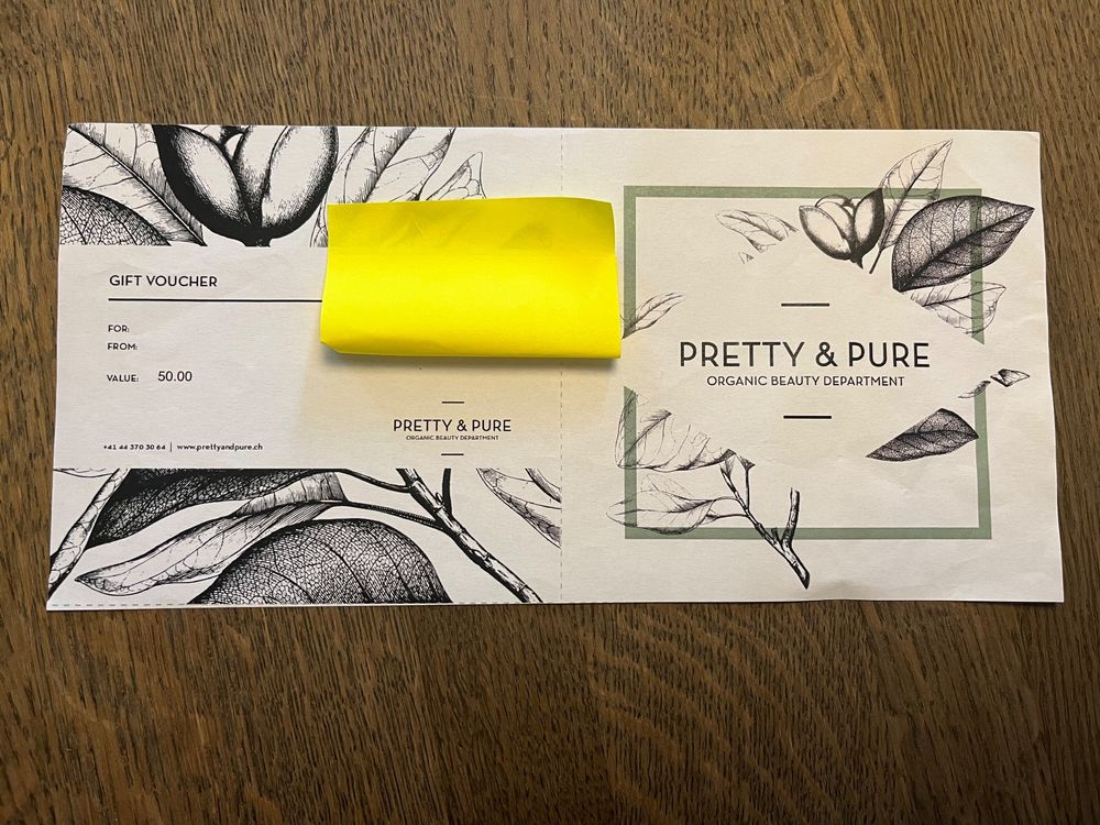 Pretty & Pure - CHF 50.— Gutschein (Neu (gemäss Beschreibung)) in Zürich für CHF 30 – mit ...