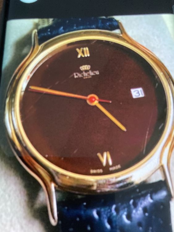 RICHELIEU Herren Uhr,Swiss Made mit Neue Batterien 35mm (Gebraucht) in ...