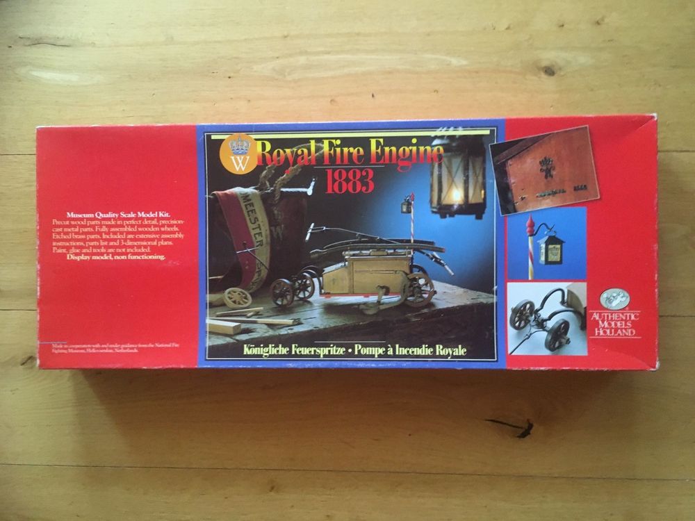 Modellbaukasten, Feuerspritze, Royal Fire Engine 1883 | Kaufen auf Ricardo