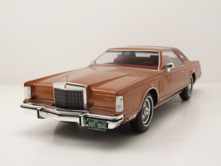 Lincoln Continental Mark V Coupé 1977-1979 Kupfer met. 1:18 (Neu und ...