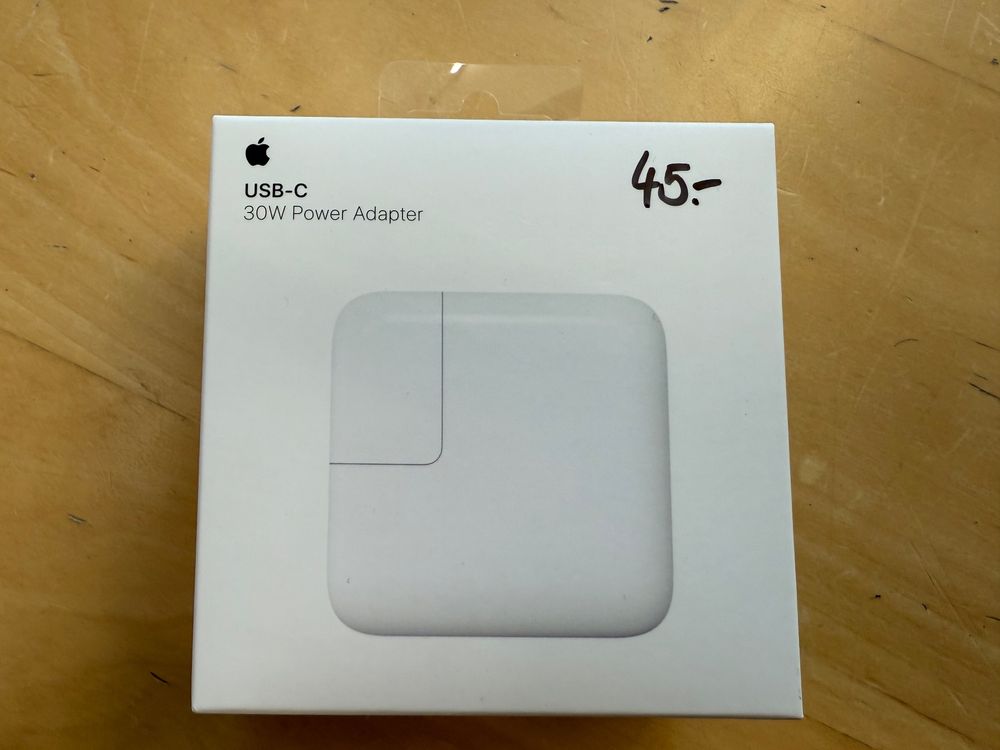 Neuer Apple Power Adapter 30W (Neu und originalverpackt) in Dintikon für CHF 20 – mit Lieferung ...