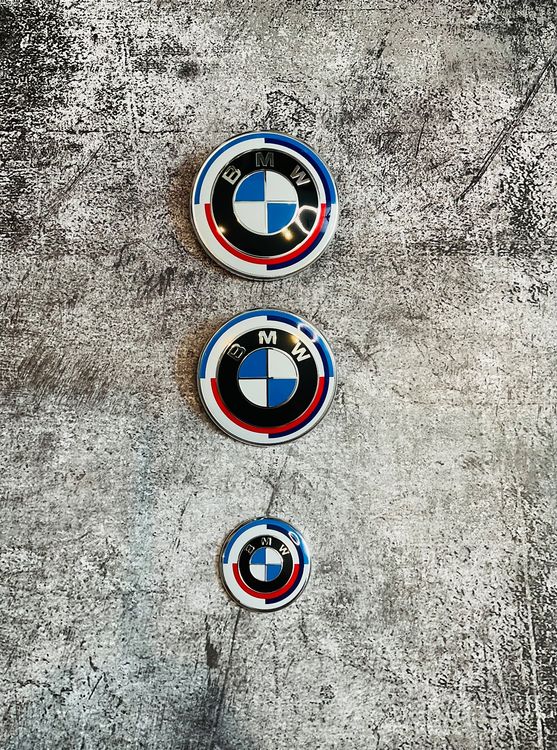 BMW Logo Emblem Motorhaube Heckklappen Lenkrad 82, 74, 45 mm (Neu und ...