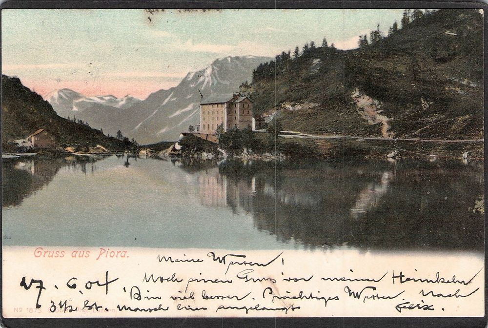 ^Gruss aus Piora , Lago Ritom , gel. 1904 (Gebraucht) in Reichenburg für CHF 9 – mit Lieferung ...