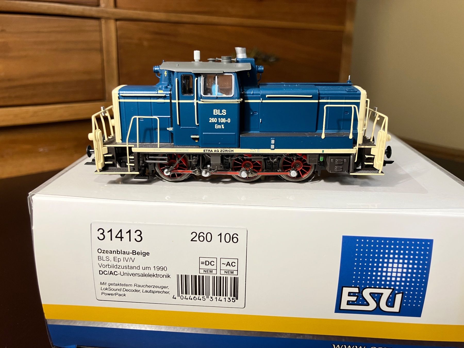 ESU H0 31413, BLS Em 3/3 260 106, digital, AC/DC, Neuwertig (Neu ...
