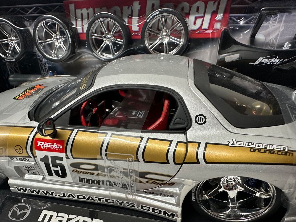 Mazda RX-7 1:18, silber, Import Racer, Jada Toys, inkl. OVP (Gebraucht ...