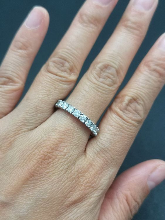 Alliance Diamanten Ring 18k Weissgold 1.8ct Grösse 54 *662 | Kaufen auf ...