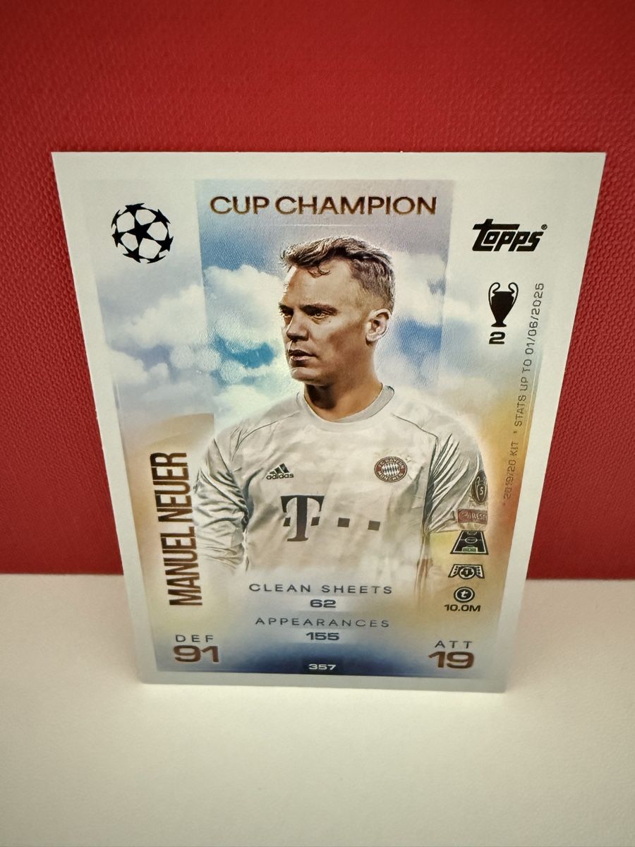Topps Match Attax 2024 - Manuel Neuer Cup Champion! (Gebraucht) in ...
