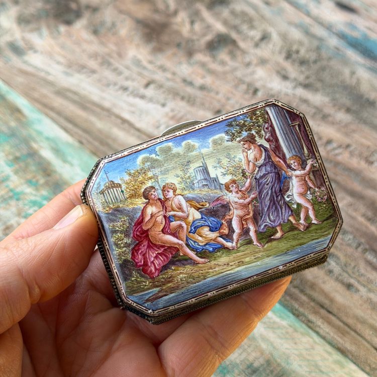 Rare Enamel Musical Box, attr. to Piguet & Meylan, 1810s (Gebraucht) in ...