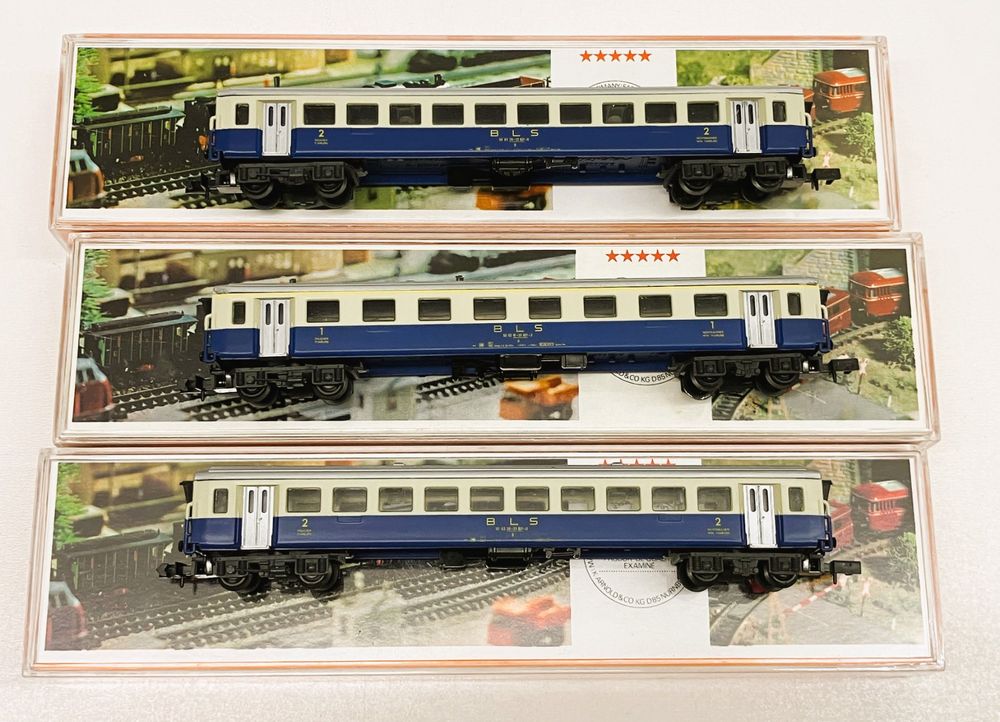 Arnold 3712-3722 N: BLS Set 3 Personenwagen blau-creme | Kaufen auf Ricardo
