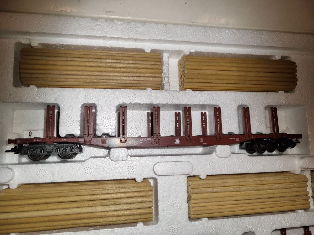 Märklin 4516 H0 Wagen Set Holztransport 3 Rungenwagen Snps 7 | Kaufen ...