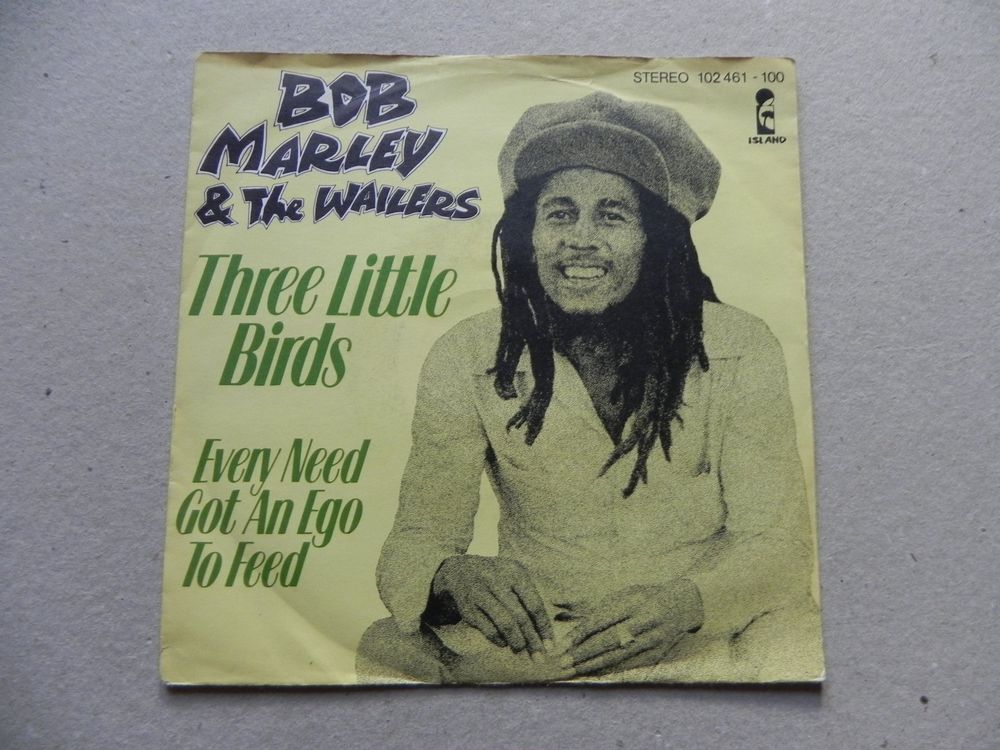 Single 7 " Jamaika Reggae Band Bob Marley 1977 Three Little (Gebraucht ...