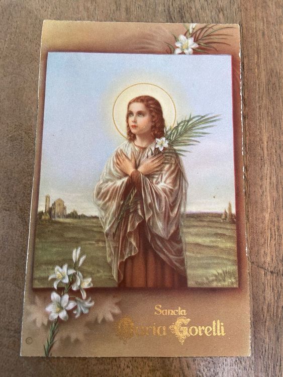 Vintage Postkarte Heilige Santa Maria Goretti 60er Jahre (Gebraucht) in ...