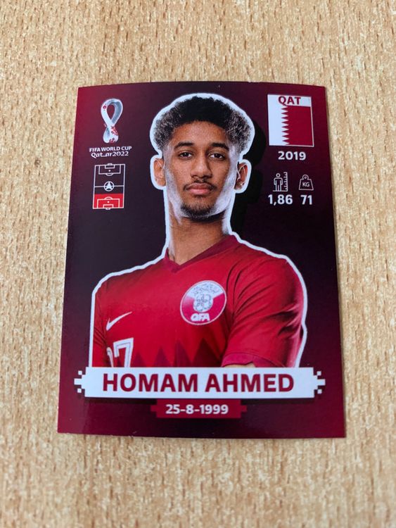 Panini WM 2022 Homam Ahmed QAT 5 (Gebraucht) in Reinach BL für CHF 0.35 ...