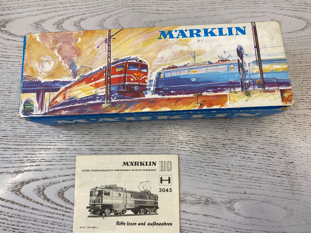 Märklin 3043 SJ RC2 LEERE OVP (Gebraucht) in Lupsingen für CHF 19 – mit ...