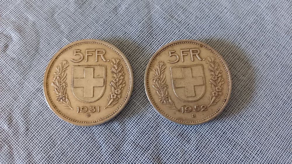 Tolles Set 5Fr. 1952 und 31 13 Sterne (Gebraucht) in Horw für CHF 31 – mit Lieferung auf Ricardo ...
