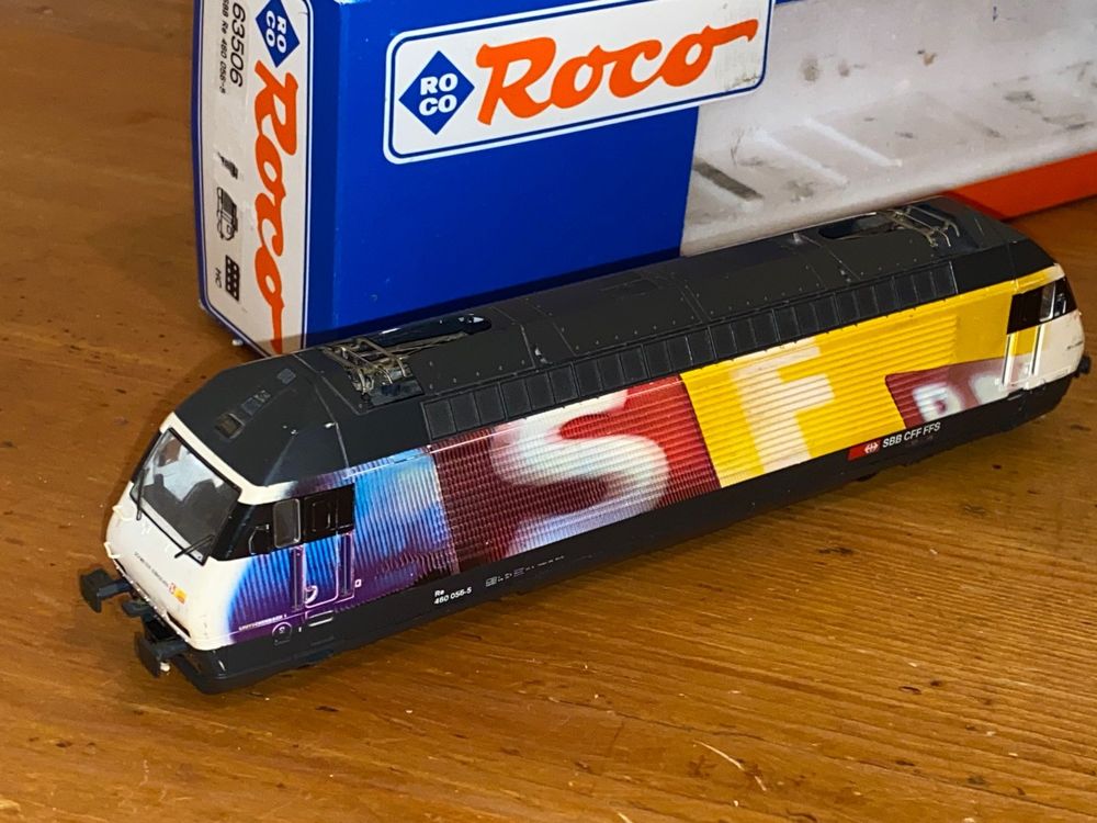 H0/DC Roco SBB Re 460 SF DRS Portofrei (Neu (gemäss Beschreibung)) in ...