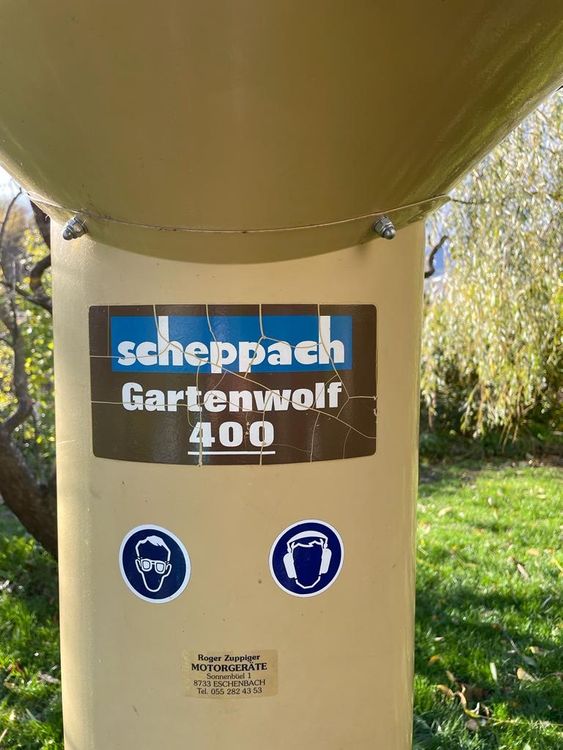 Benzin-Garten-Häcksler Scheppach 400 Gartenwolf (Gebraucht) in ...