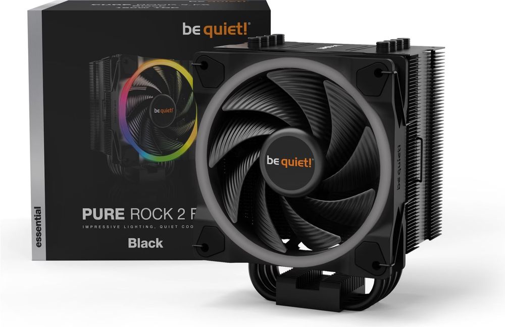 CPU Kühler, be quiet! Pure Rock 2 FX mit ARGB-Beleuchtung (Neu (gemäss ...