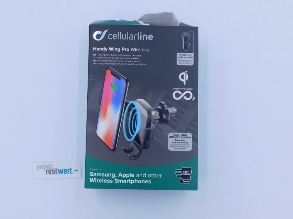 Handy Autohalterung Wireless Charging CELLULARLINE | Kaufen auf Ricardo