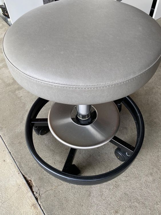 Hocker Mit Rollen SONGMICS Barhocker Auf Rollen, Barstuhl ...