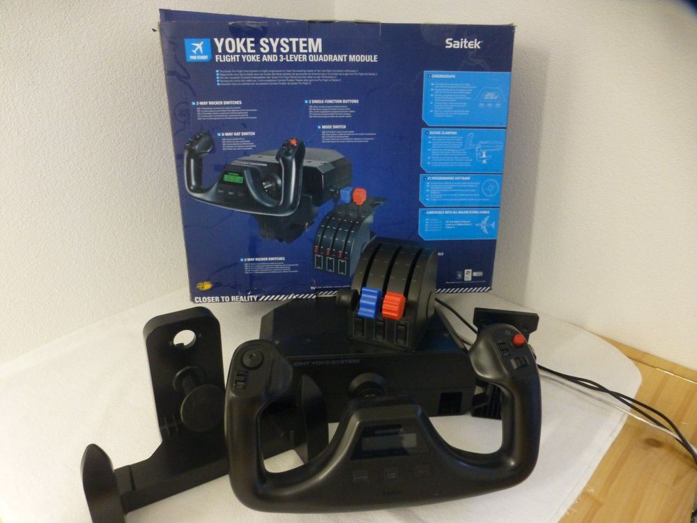 Saitek Pro Flight - YOKE SYSTEM | Kaufen auf Ricardo