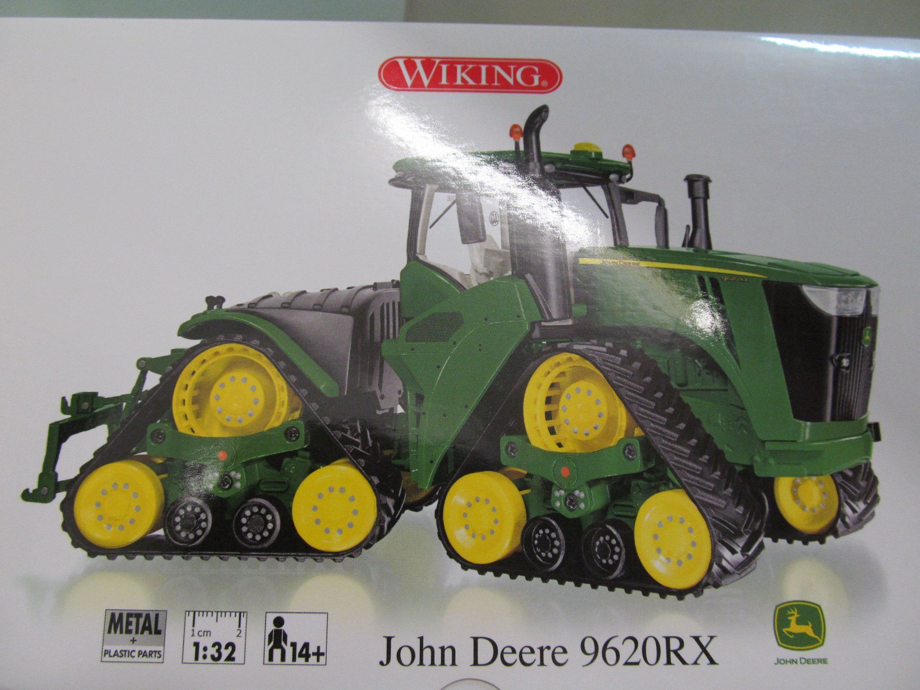 JOHN DEERE 9620RX RAUPENSCHLEPPER 1:32 WIKING PRÄZISION (Neu und ...