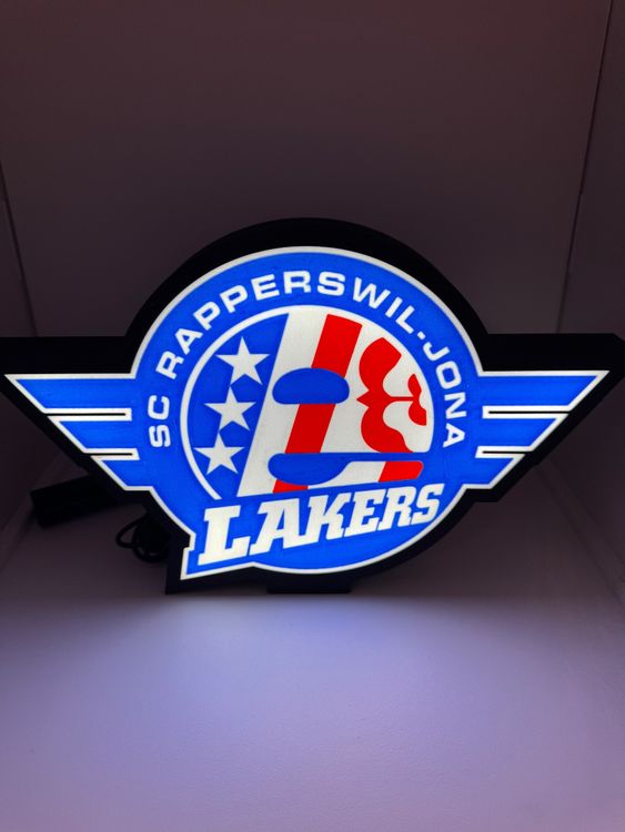 Lightbox lumière led SC Rapperswil Jona Lakers (Neuf (Voir description ...