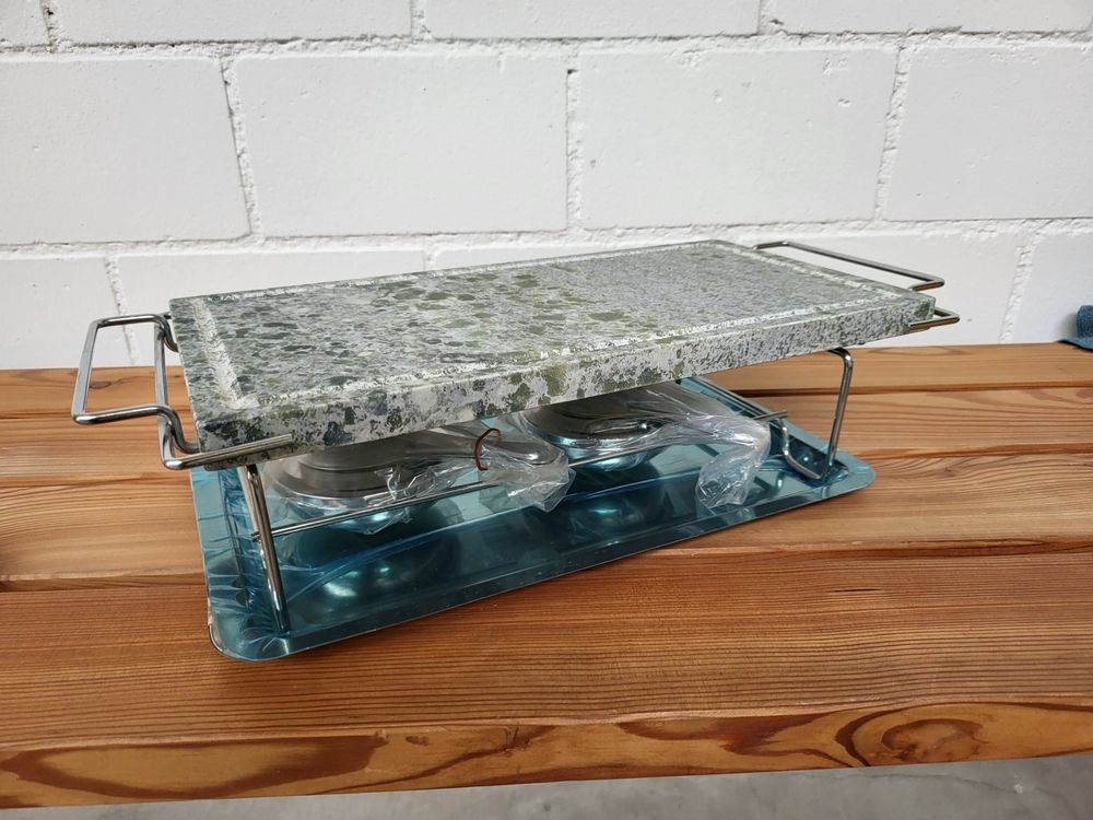 Doppel-Rechaud mit Hot Stone Grillplatte (Neu (gemäss Beschreibung)) in Hallwil für CHF 25 – mit ...