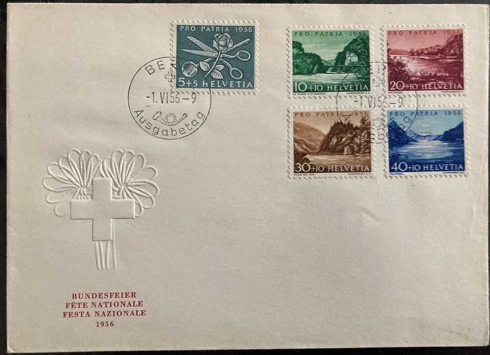FDC Pro Patria 1956 ET BERN ohne Adresse (Gebraucht) in Flawil für CHF 15 – mit Lieferung auf ...