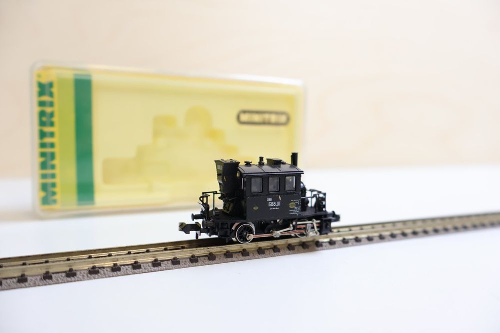 Minitrix ÖBB Glaskasten Dampflok - 12011 - selten (Gebraucht) in ...