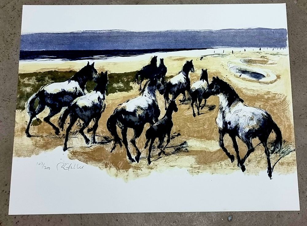 Rolf Gfeller. Original-Lithografie. Handsigniert&nummeriert | Kaufen auf Ricardo