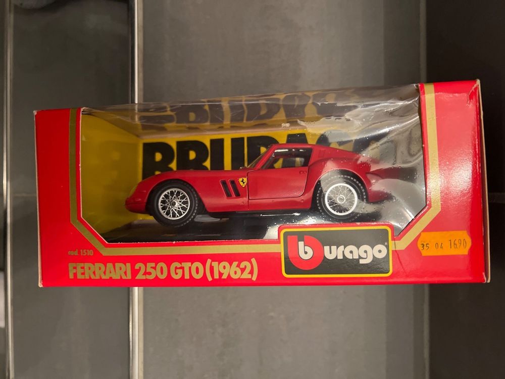 Ferrari 250 GTO 1962 Bburago originalverpackt unbespielt | Kaufen auf ...