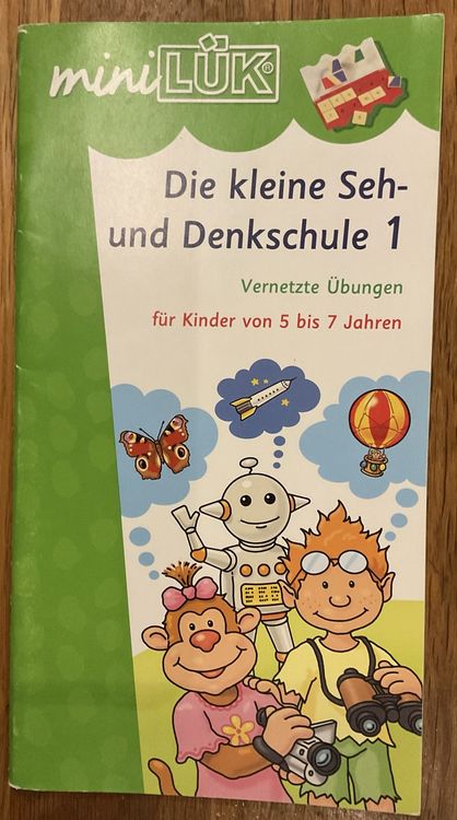 Mini LÜK: Die kleine Seh- und Denkschule 1, ab 5-7 Jahre (Gebraucht) in ...
