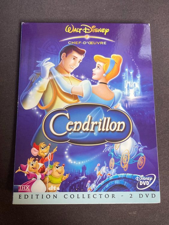 Film 2 DVD Collector Disney - Cendrillon, avec pochette (Gebraucht) in ...