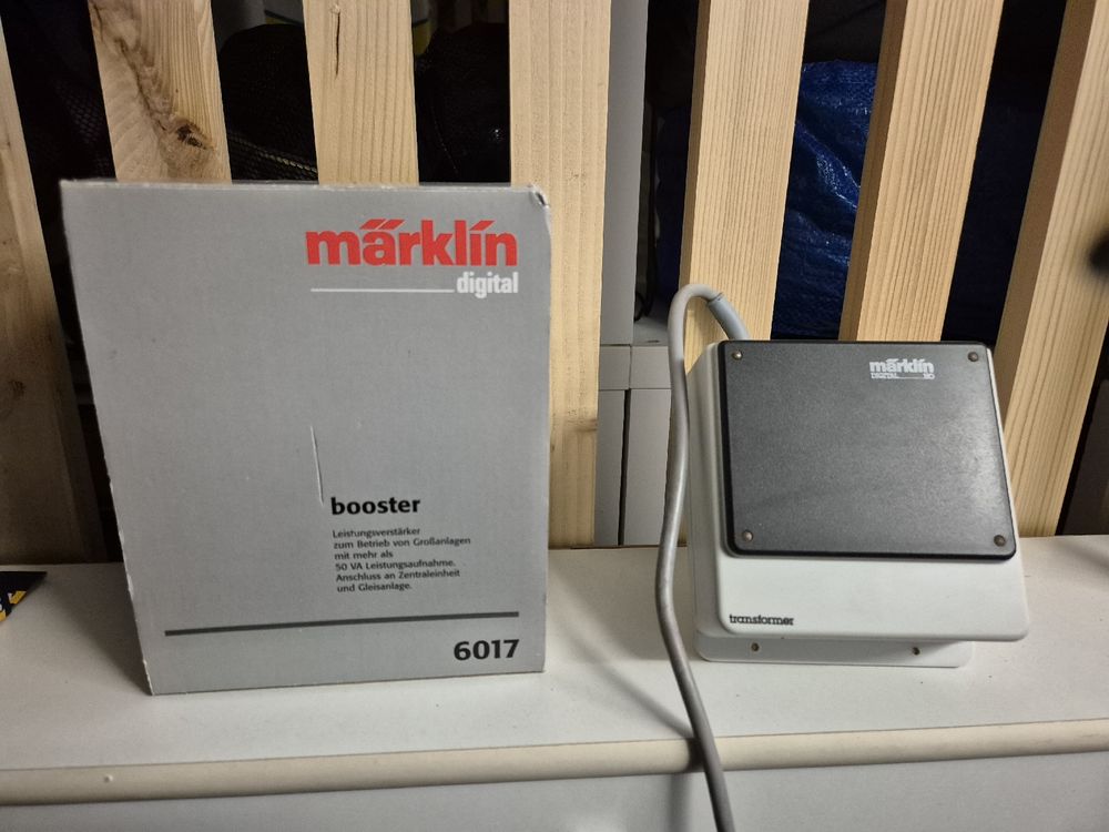 Märklin Digital 6017 Booster mit OVP 50VA Occasion und 6002 (Gebraucht ...