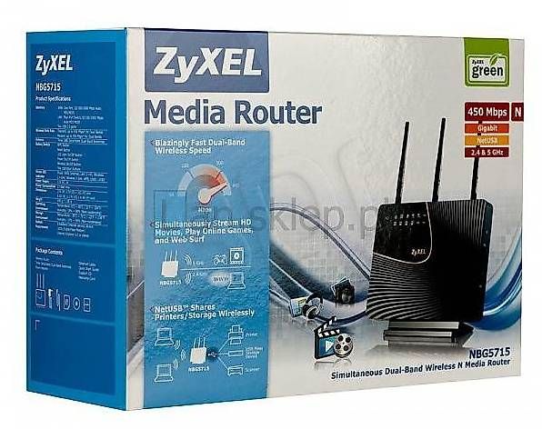 Neuf. ZyXEL Wireless Dual-Band Gigabit Router (HBG5715) (Neu und ...