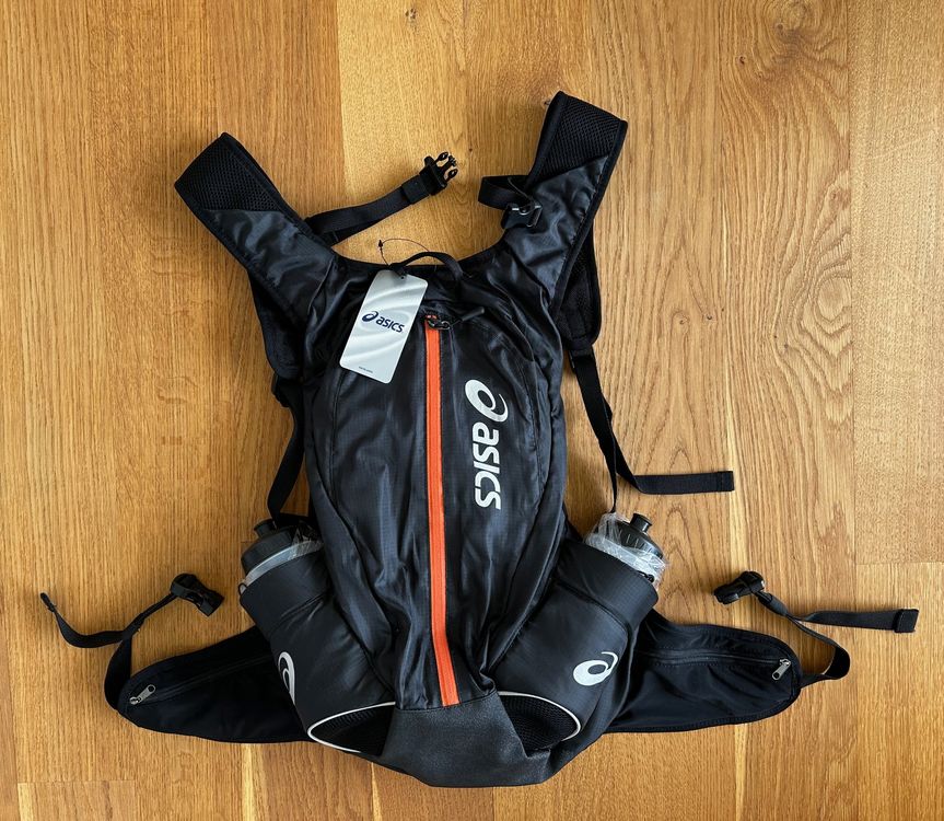NEU: ASICS TRAIL RUNNING RUCKSACK inkl. Flaschen & Hydro-Bag (Neu und ...