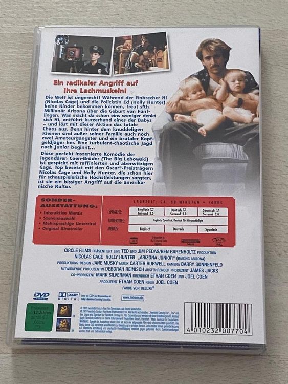 Dvd Arizona Junior (1987) Selten/ Rar | Kaufen auf Ricardo
