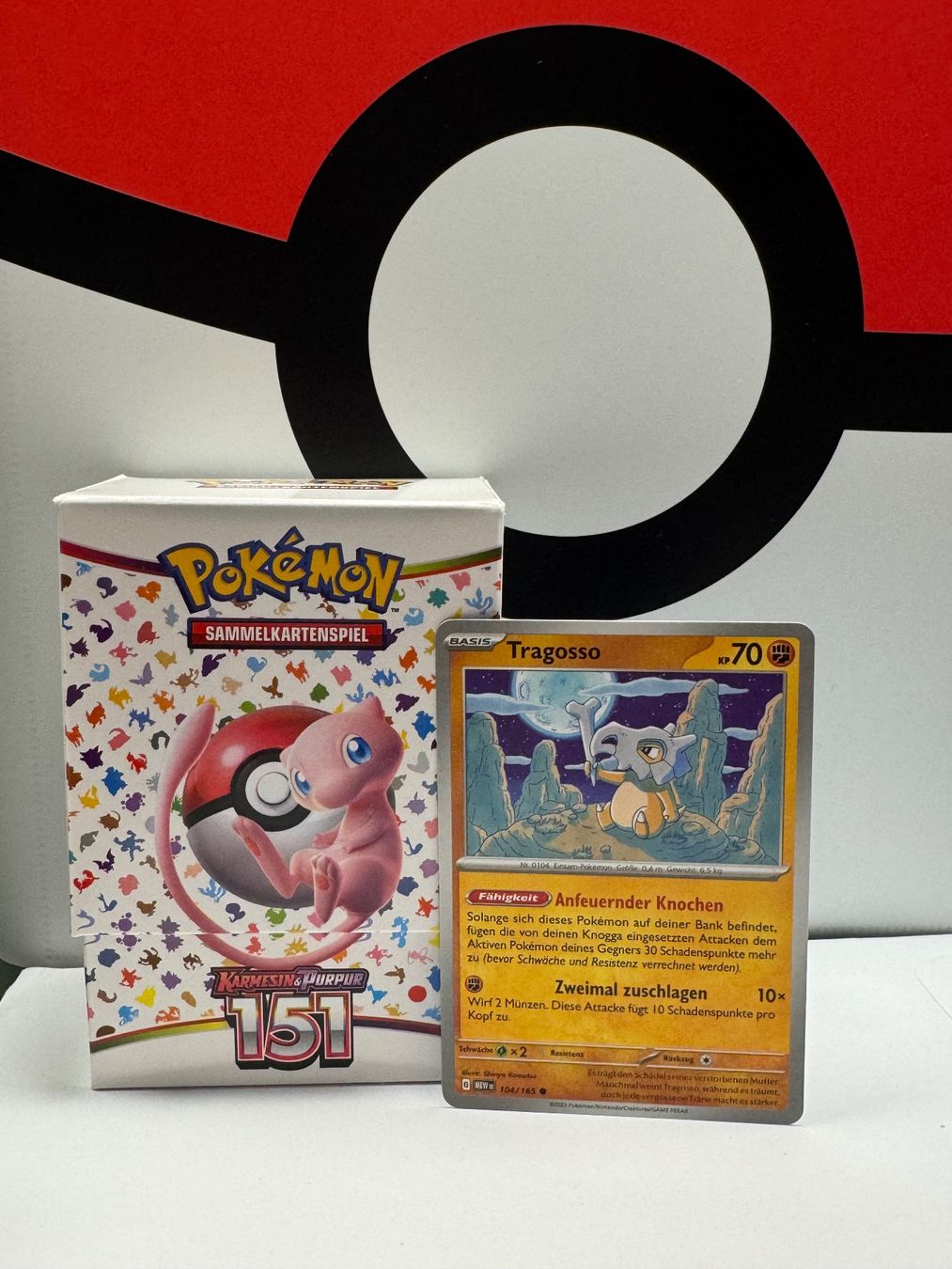 🇩🇪 104/165 Tragosso – Pokémon 151 MEW (Neu (gemäss Beschreibung)) in St ...