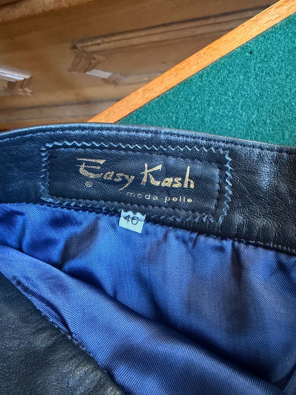VINTAGE ORIGINAL EASY KASH MODA PELLE Rock Gr.40 Zustand:Neu (Gebraucht ...