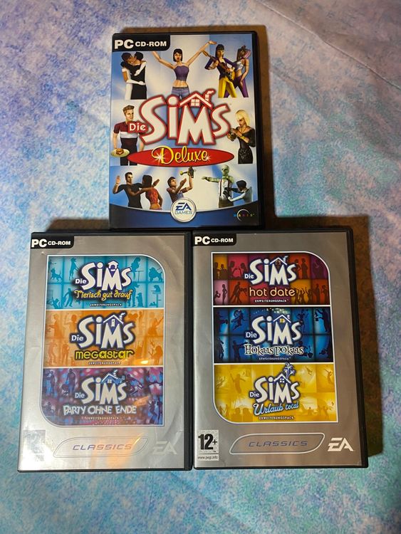 PC: Sims Deluxe Komplett Set (Gebraucht) in Märstetten für CHF 17 – mit ...