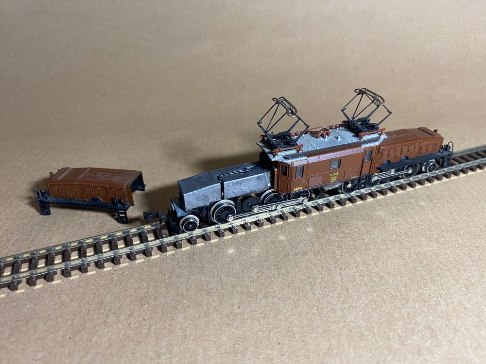 Minitrix Krokodil Ce 6/8 III Lokomotive Modelleisenbahn | Kaufen auf ...