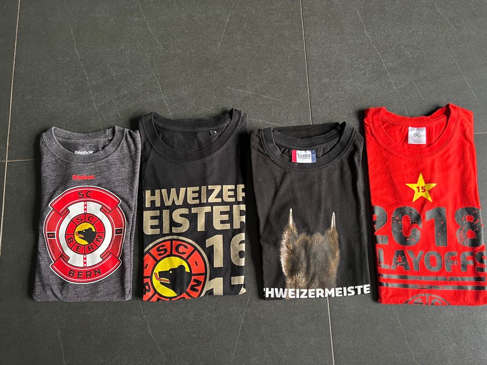 4 SCB T- Shirts (Gebraucht) in Riggisberg für CHF 13 – mit Lieferung ...