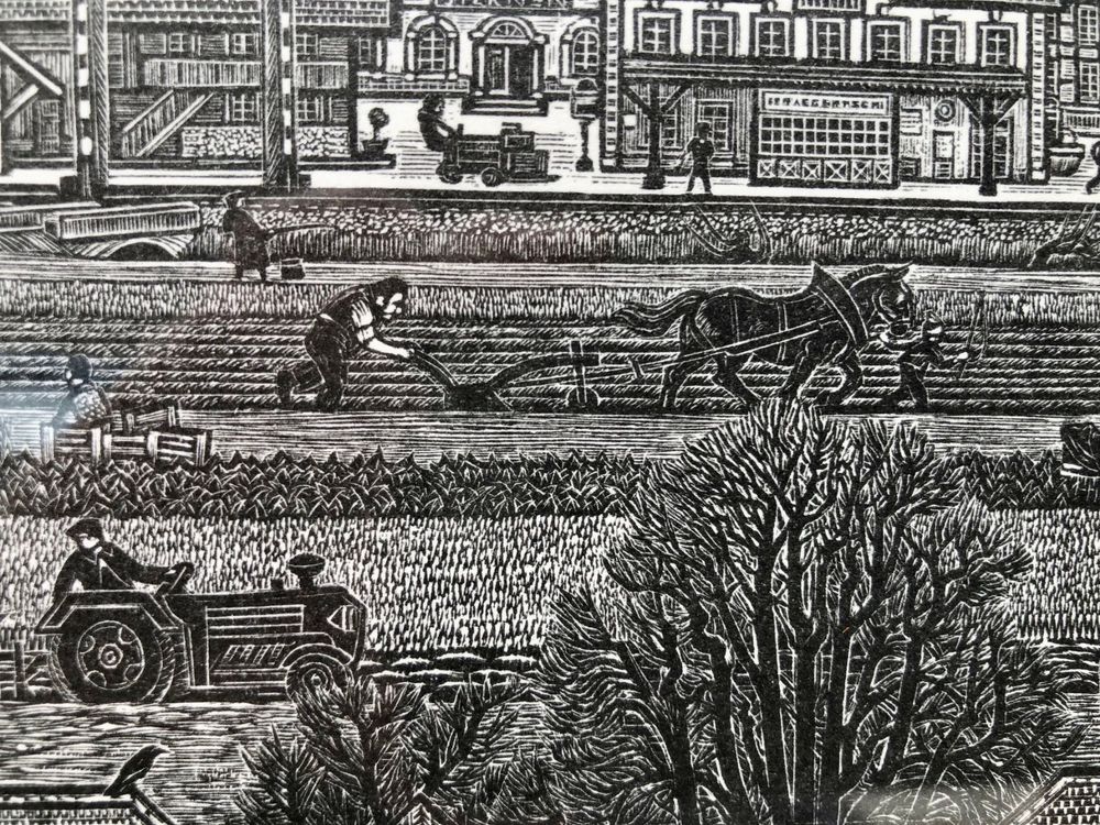 Holzschnitt "April" von Emil Zbinden | Kaufen auf Ricardo