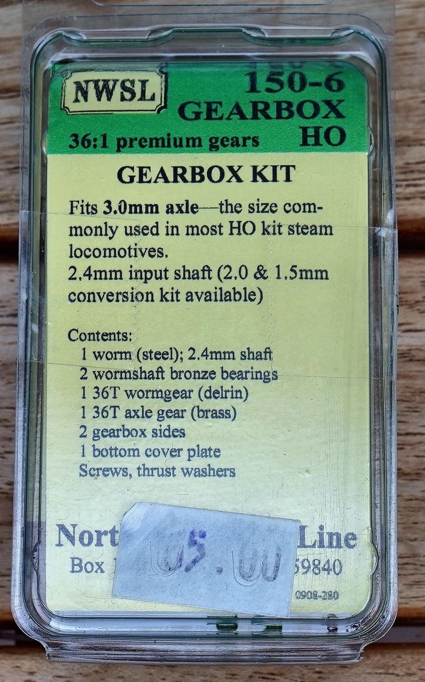 HO Getriebe-Box von NWSL 36:1 für 3.0mm Achswellen (Neu und ...