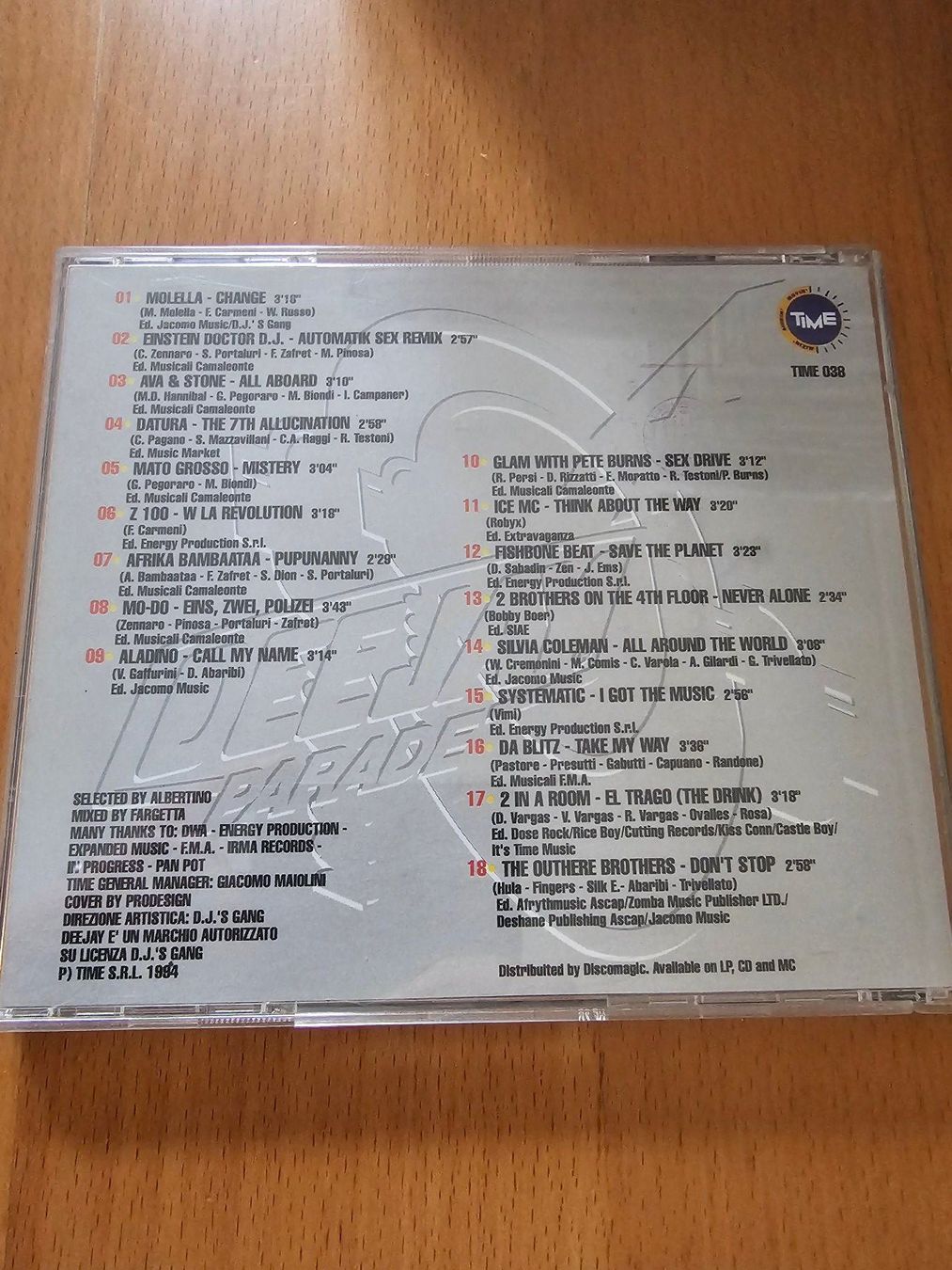 CD - Albertino – Deejay Parade 4, Mixed by Fargetta (1994) (Gebraucht ...